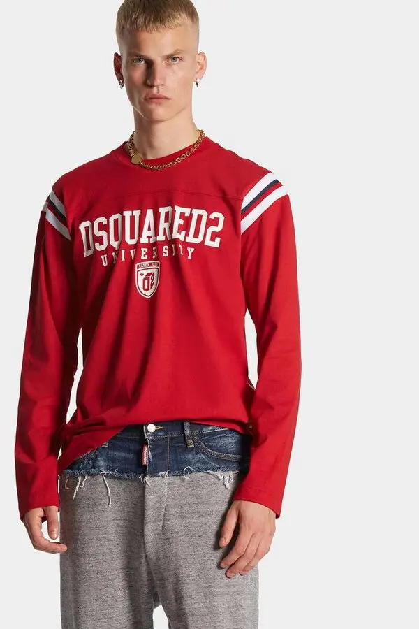 Dsquared2 Logo Printed Crewneck T-shirt