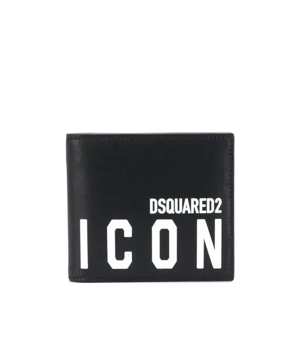 Dsquared2 Icon Printed Bif-fold Wallet