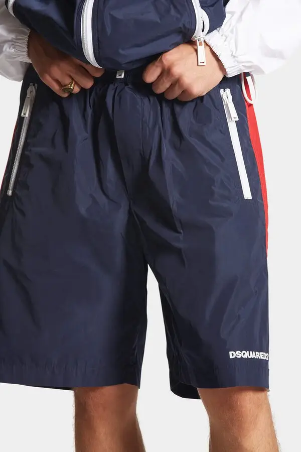 Dsquared2 Logo Printed Knee-length Shorts