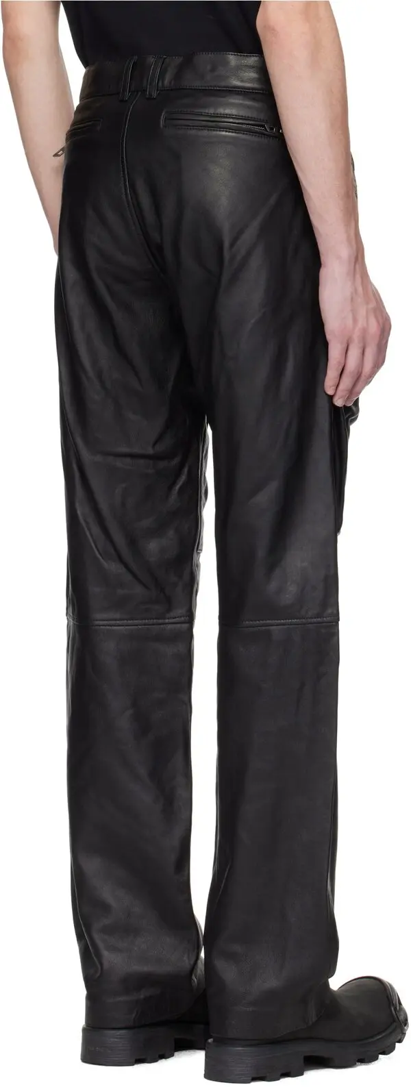 DIESEL® P-gast Leather Trousers