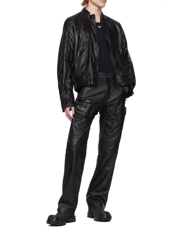 DIESEL® P-gast Leather Trousers