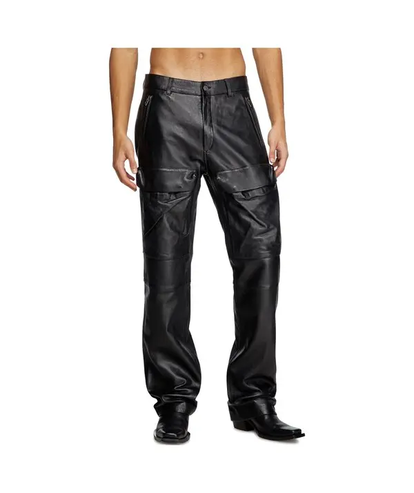 DIESEL® P-gast Leather Trousers