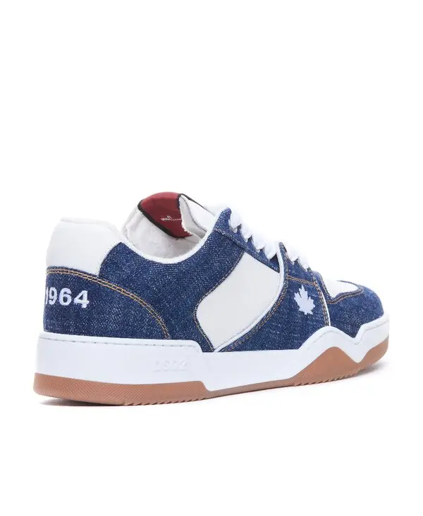 Dsquared2 Denim Patchwork Low-top Sneakers