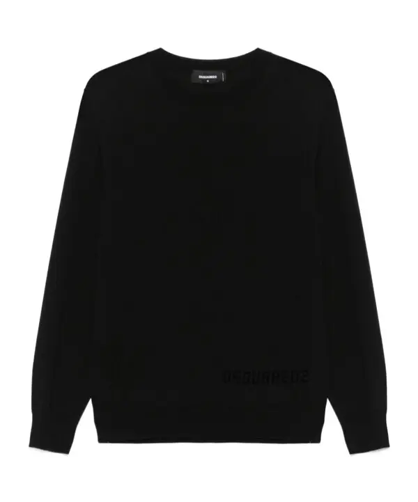 Dsquared2 Flocked-logo Sweater
