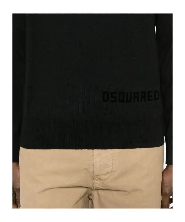 Dsquared2 Flocked-logo Sweater