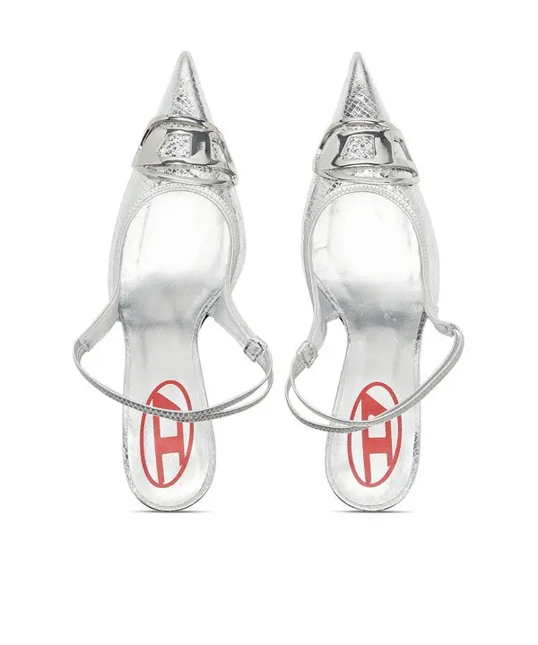 DIESEL® D-venus Sb Patent Embossed Slingback Pumps