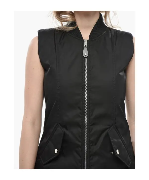 Gucci Logo-embroidered Zipped Minidress