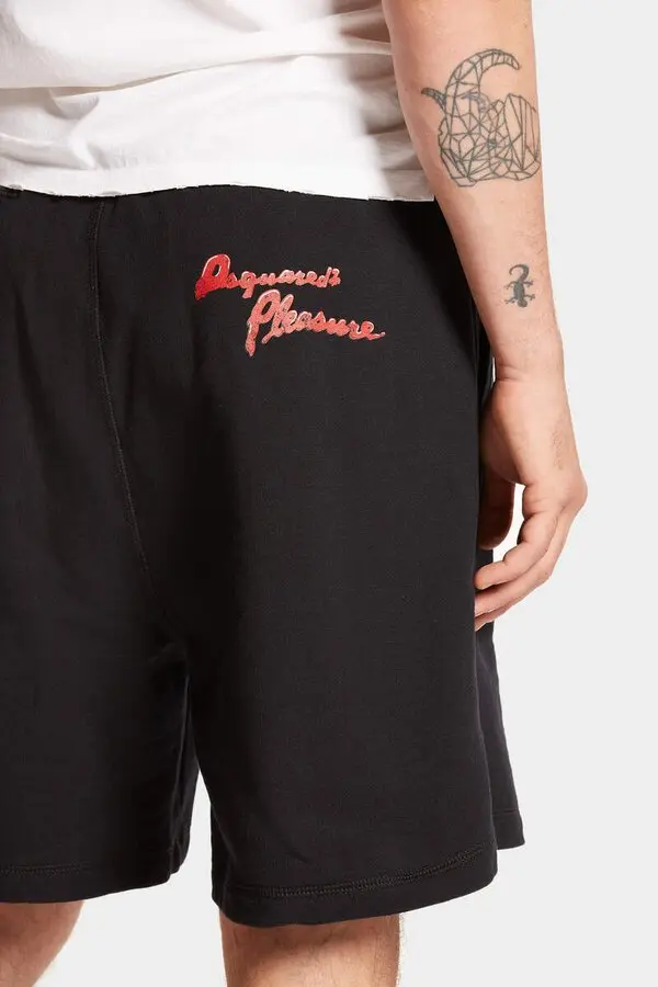 Dsquared2 Logo-printed Knee-length Track Shorts