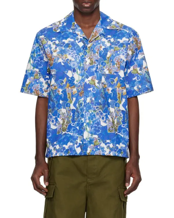 Marni Floral Printed Short-sleeved Shirt