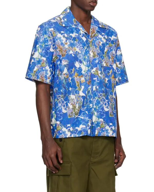 Marni Floral Printed Short-sleeved Shirt