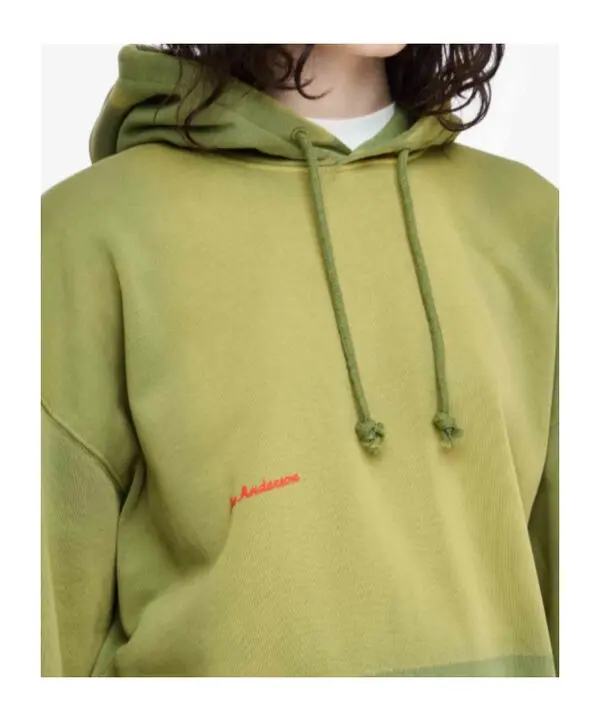 J.W.ANDERSON Jw Anderson Logo Embroidered Drawstring Hoodie