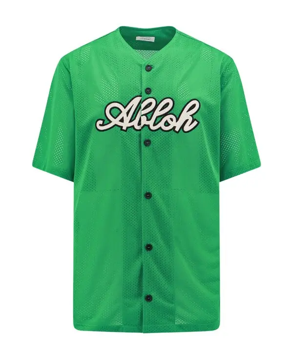 Off-White Abloh Embroidered Button-up Shirt