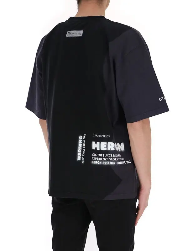 Heron Preston X Caterpillar Logo-print T-shirt