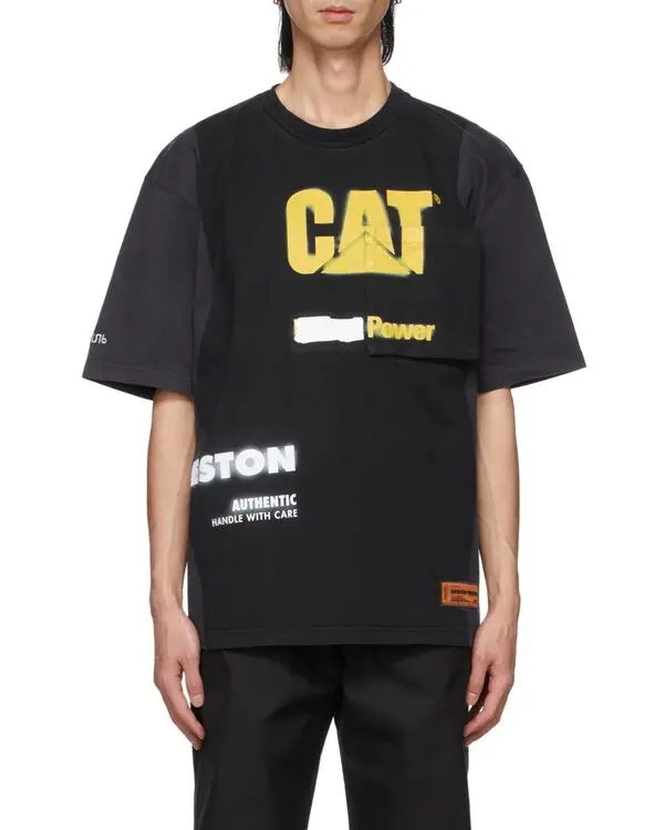 Heron Preston X Caterpillar Logo-print T-shirt