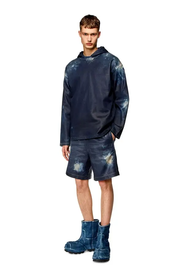 DIESEL® Elastic Waist Denim Shorts