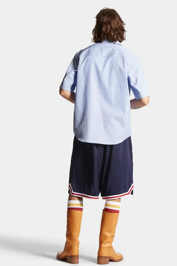 Dsquared2 Logo-print Panelled Shorts