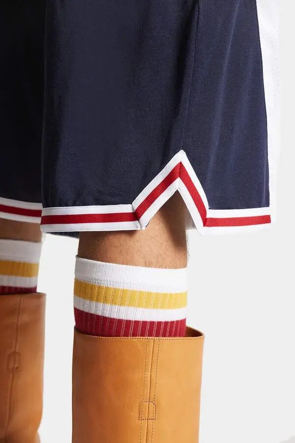 Dsquared2 Logo-print Panelled Shorts