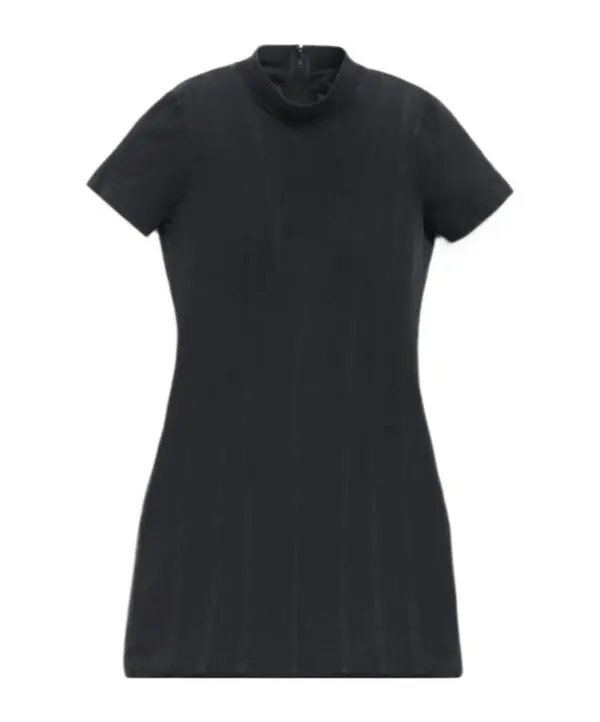 Balenciaga Corseted Mini Dress - Black