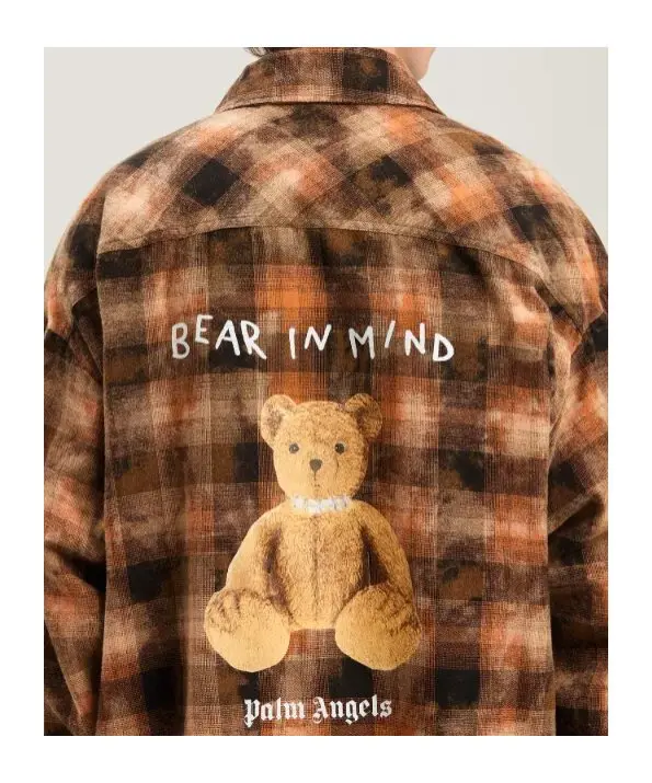 Palm Angels Bear In Mind Checked Shirt