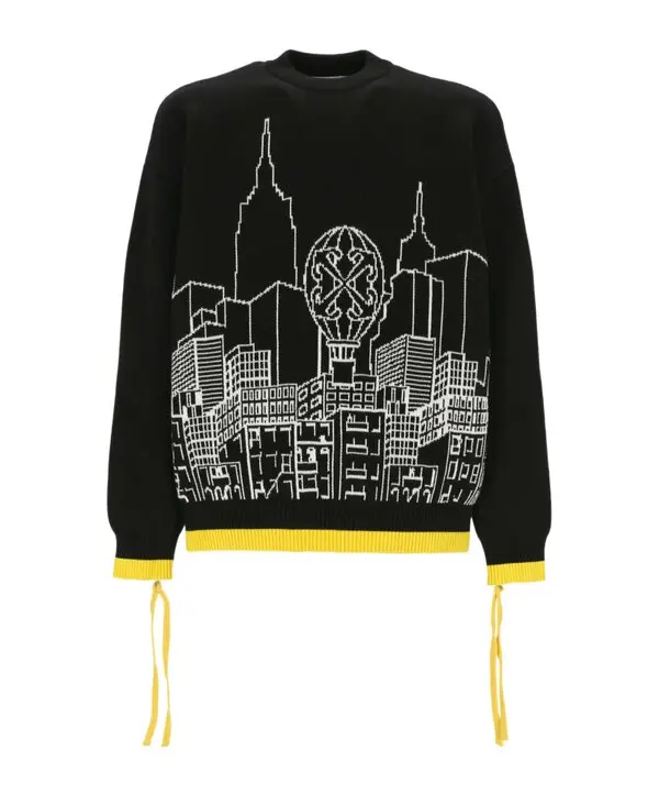 Off-White Skyline Knit Crewneck Jumper