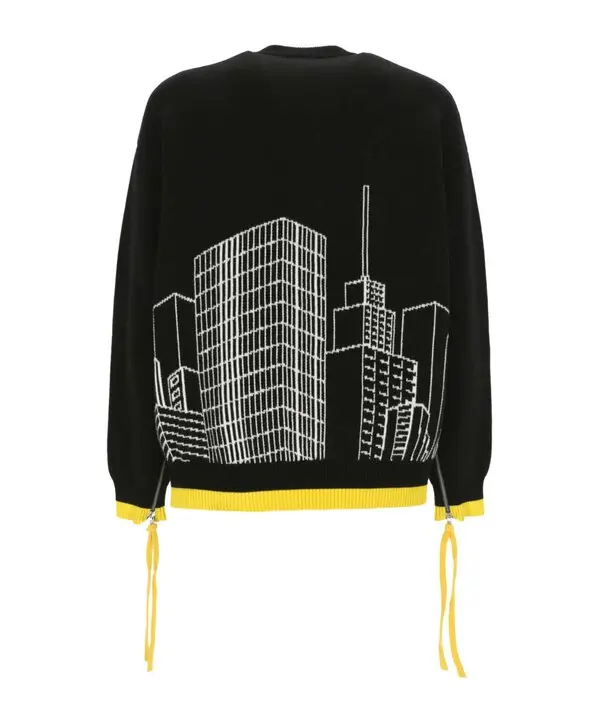 Off-White Skyline Knit Crewneck Jumper
