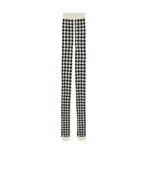 Burberry Herringbone-printed Skinny Cut Tights