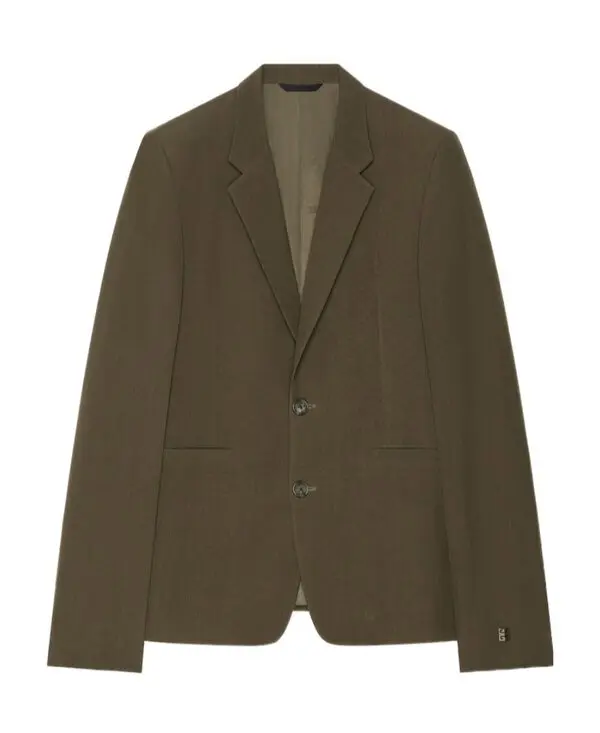 Givenchy Slim Fit Jacket In Wool - Khaki
