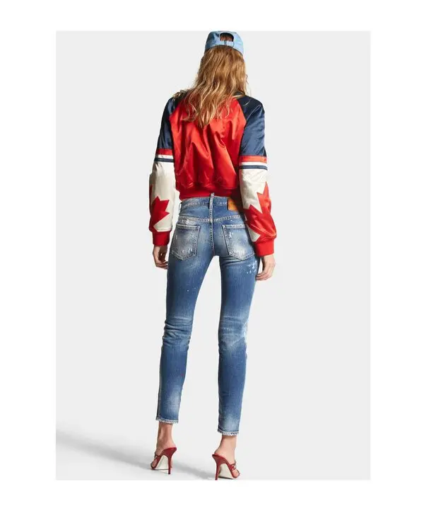 Dsquared2 Jennifer Distressed Skinny Jeans