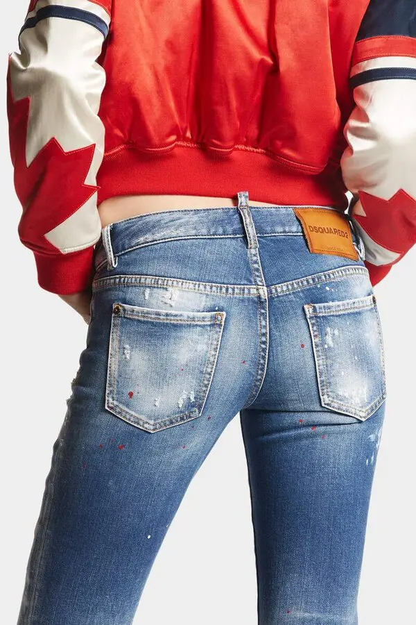 Dsquared2 Jennifer Distressed Skinny Jeans