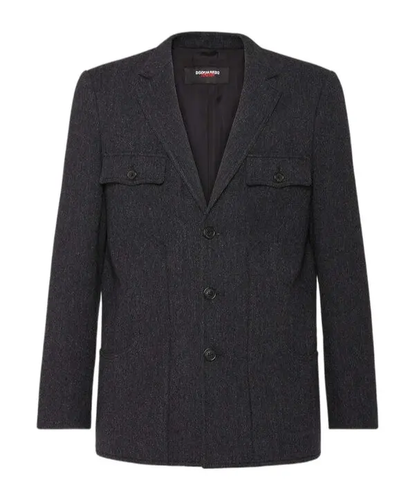 Dsquared2 X Magliano Single-breasted Blazer - Black