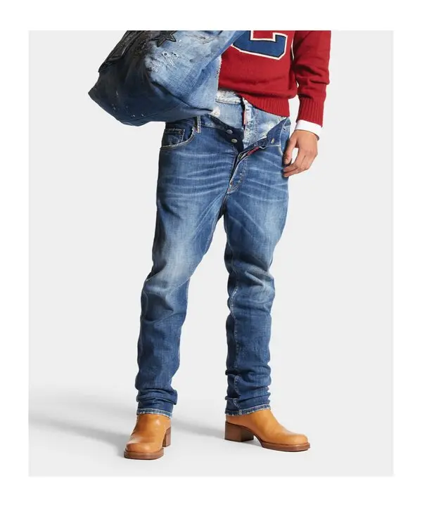 Dsquared2 Distressed Faded-effect Jeans