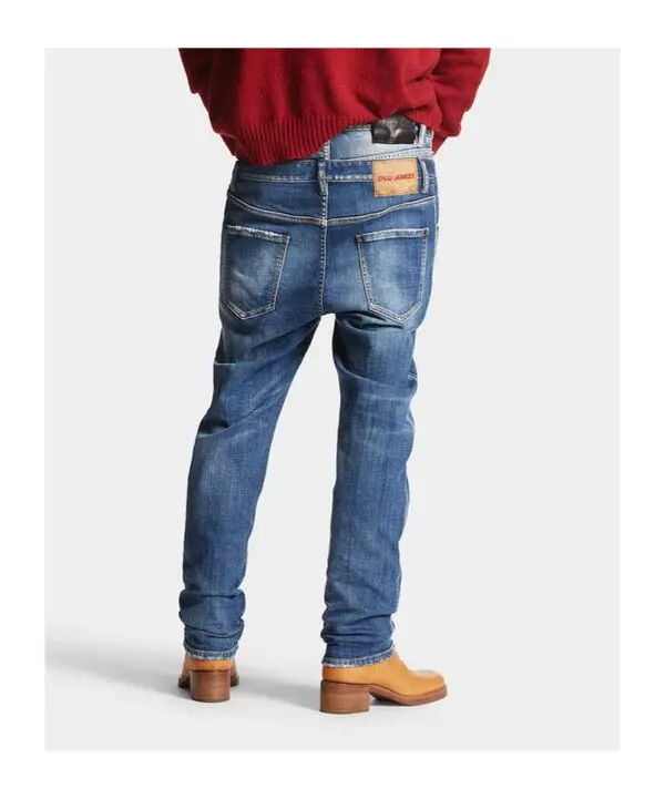 Dsquared2 Distressed Faded-effect Jeans