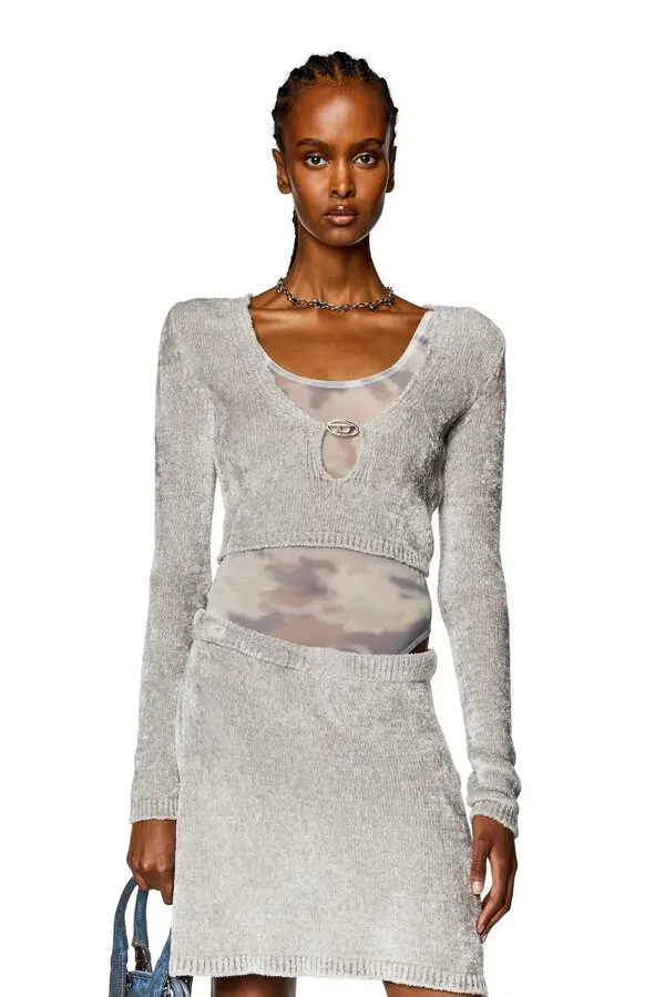 DIESEL® M-cheryl Chenille Knit Jumper
