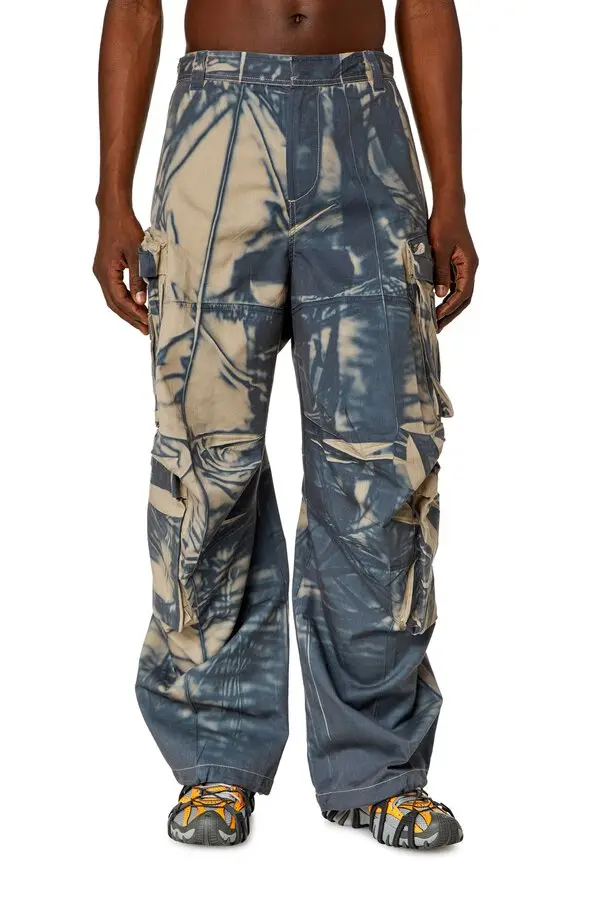 DIESEL® P-hugh Crease-effect Cargo Trousers