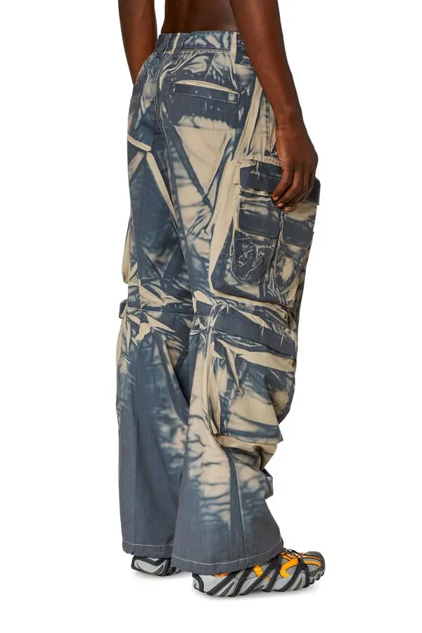 DIESEL® P-hugh Crease-effect Cargo Trousers