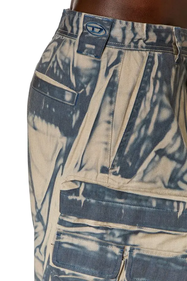 DIESEL® P-hugh Crease-effect Cargo Trousers