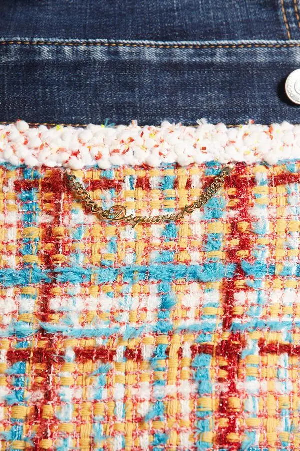 Dsquared2 Upper East Side Bouclé Miniskirt