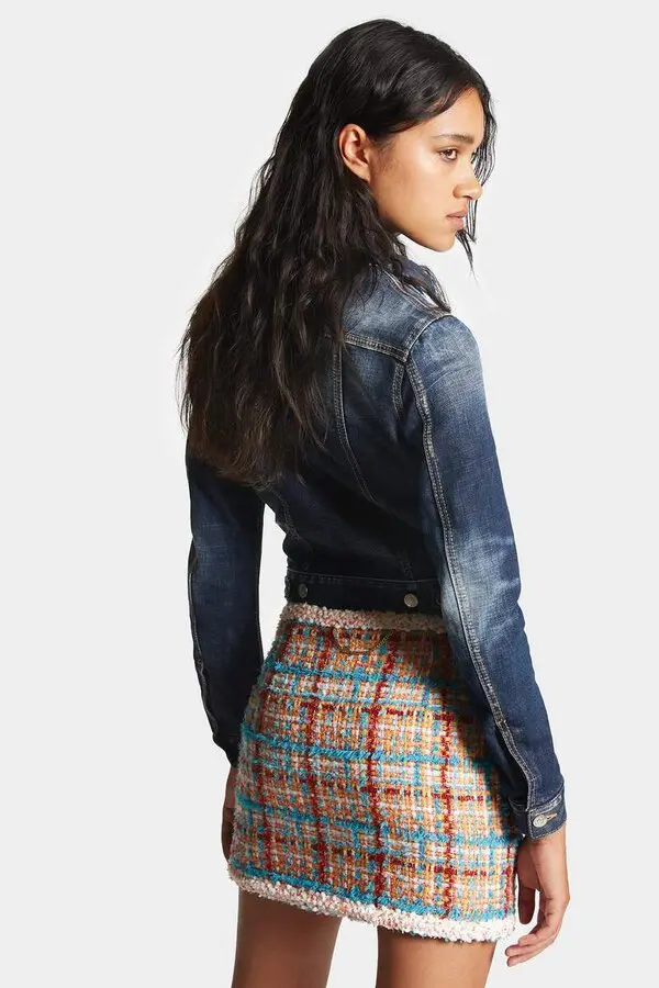 Dsquared2 Upper East Side Bouclé Miniskirt