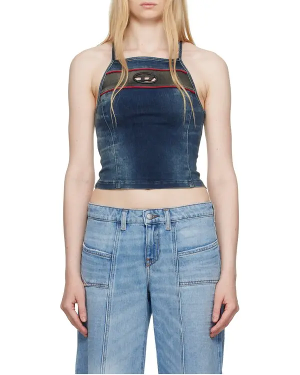 DIESEL® De-pilu-s Denim Top