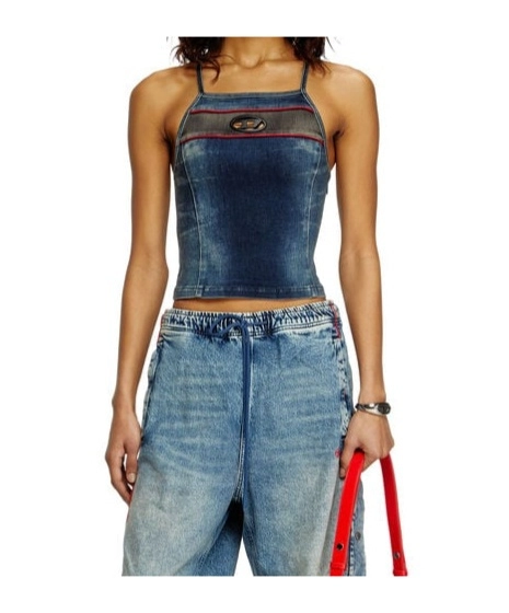 DIESEL® De-pilu-s Denim Top