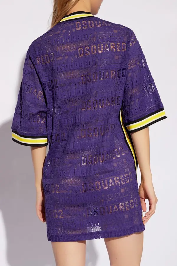 Dsquared2 Logo-embellished Crewneck T-shirt Dress