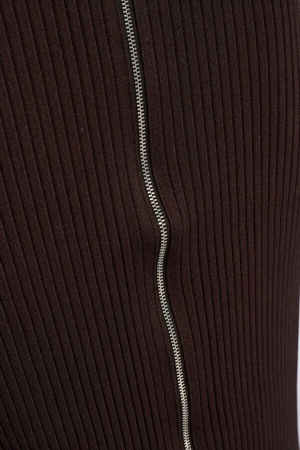 Nanushka Meika Ribbed Midi Skirt