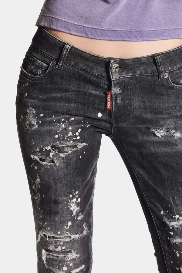 Dsquared2 Jennifer Distressed Skinny Jeans