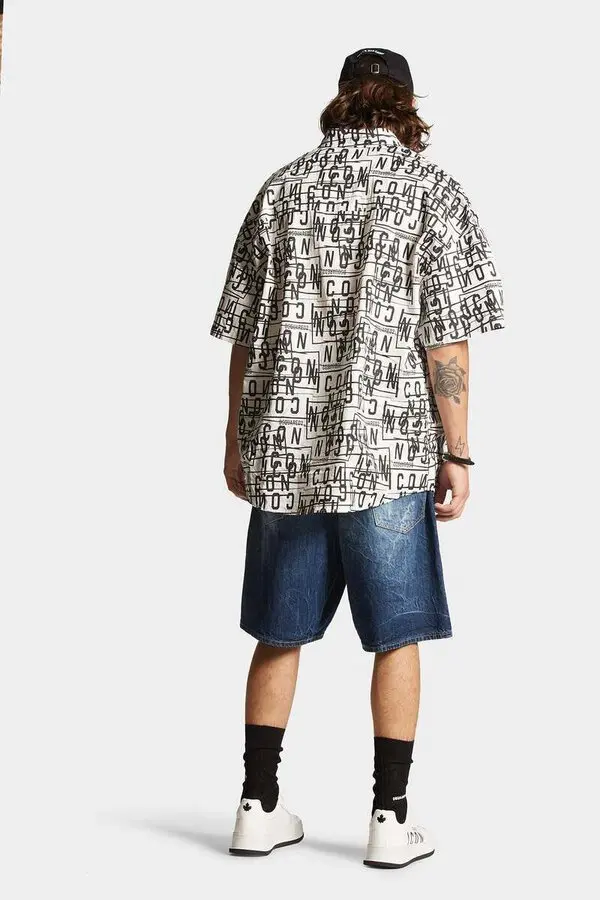 Dsquared2 Icon Mid-rise Denim Shorts