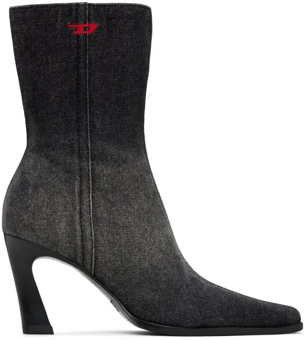 DIESEL® D Allas Denim Ankle Boots