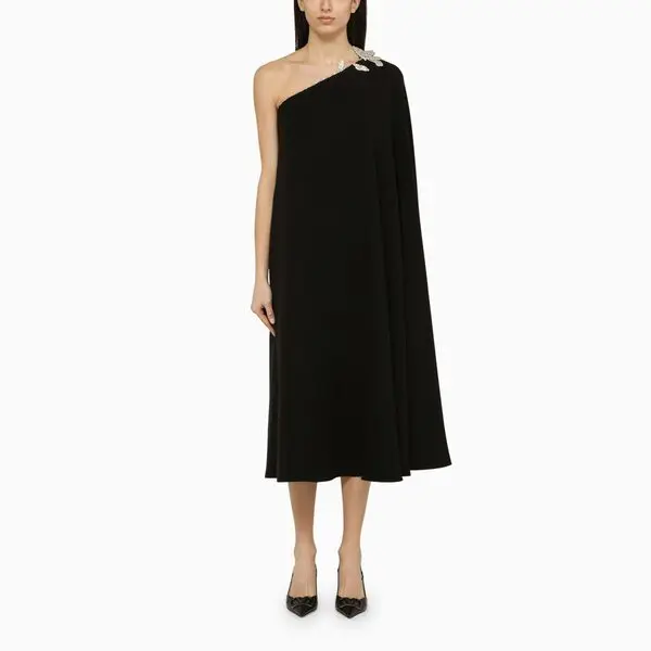 Valentino Garavani One-shoulder Silk Dress