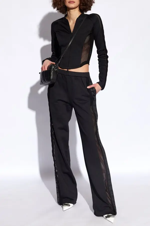 Dsquared2 Logo-tape Straight-leg Panelled Track Pants