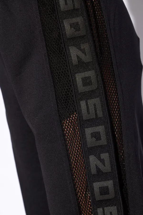 Dsquared2 Logo-tape Straight-leg Panelled Track Pants
