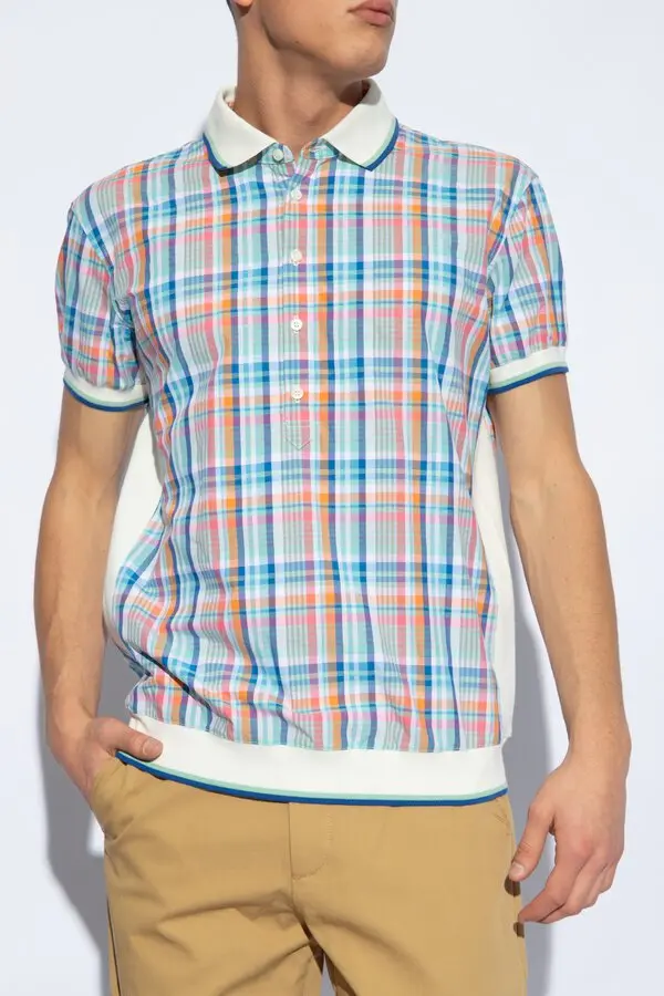 Dsquared2 Checked Short-sleeved Polo Shirt