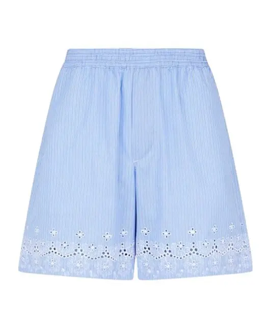 Dsquared2 Sunset Striped Elastic Waist Shorts - Blue